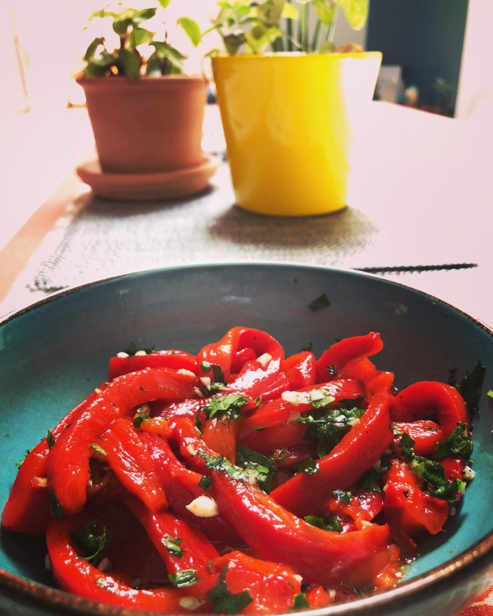 Salade de poivrons rouges – Marianne vous cuisine